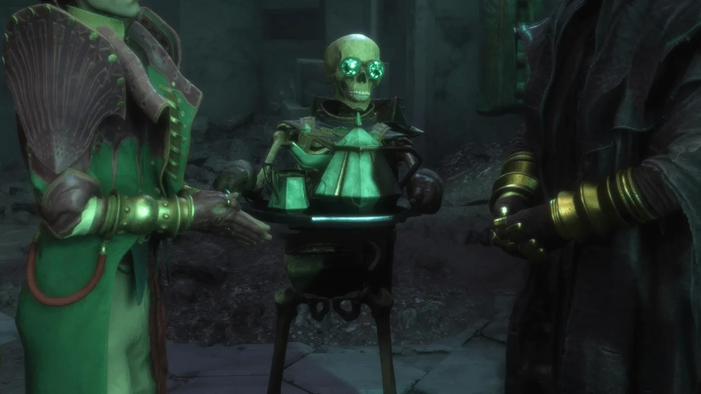 What's the story with Manfred the skeleton in Dragon Age: The Veilguard ...